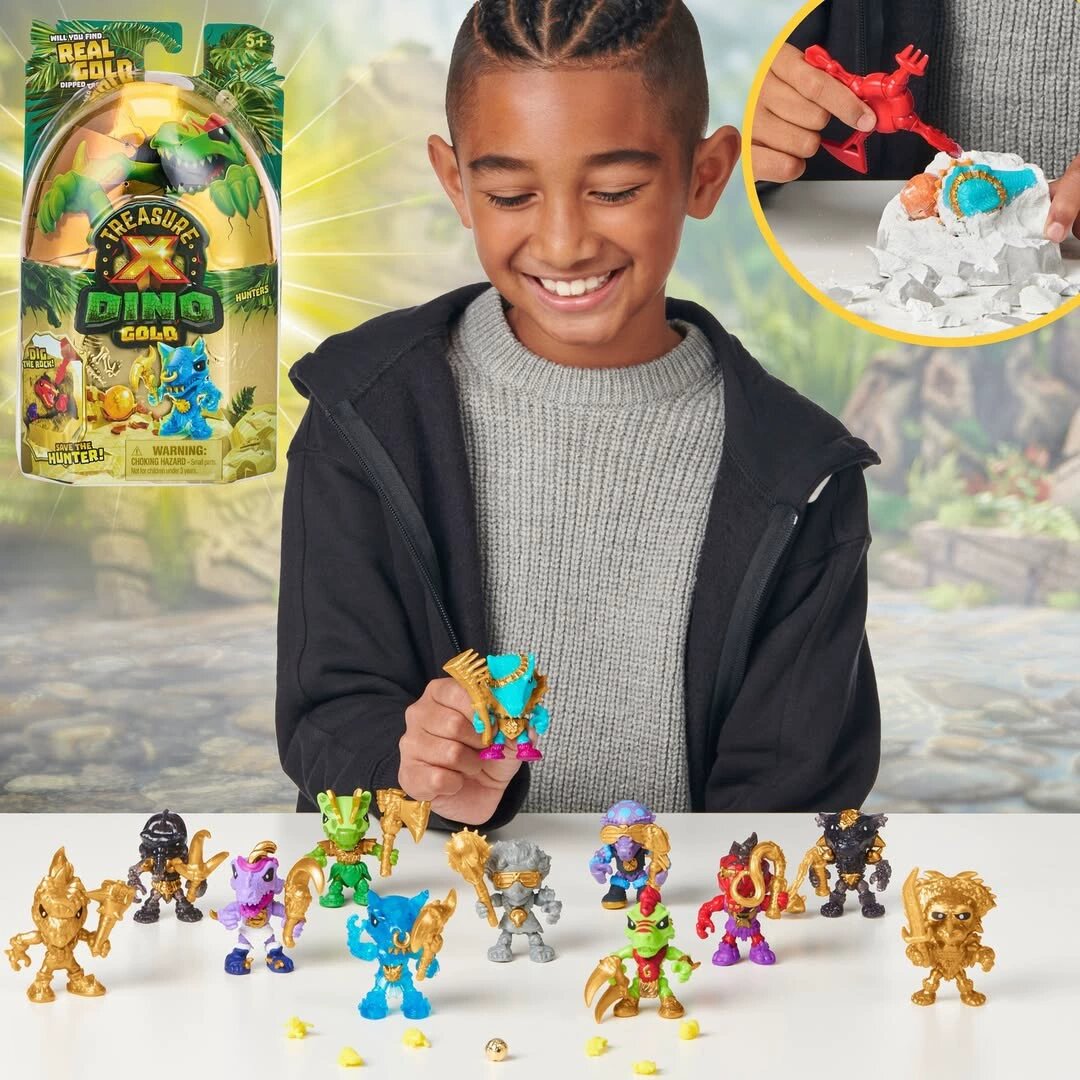 Treasure X Gold Treasure Чужой копает сокровище Анатомия Остров черепа вампира Слепая коробка, мальчик, игрушка