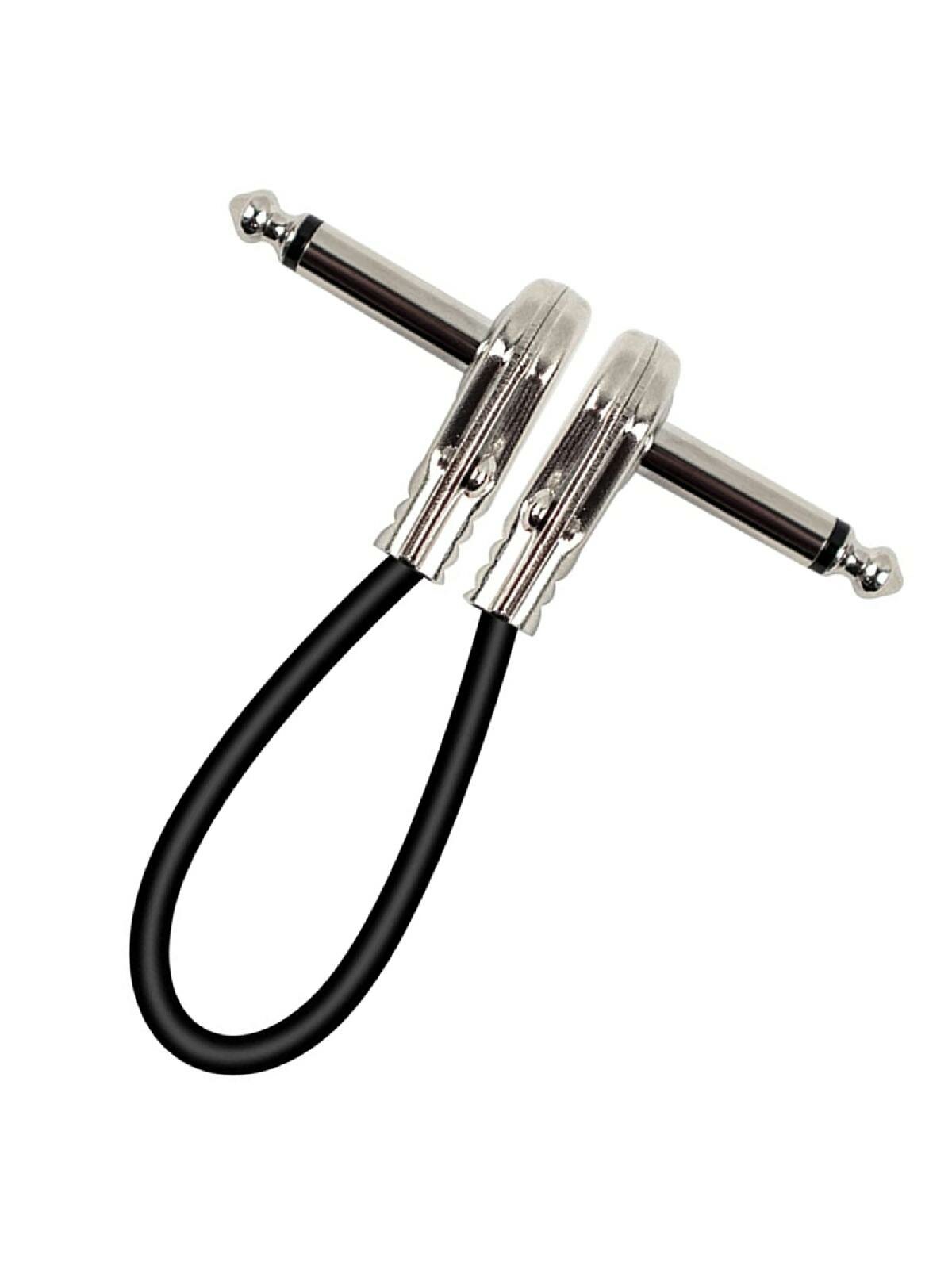 Патчи для гитарных эффектов Кабели Металлические угловые разъемы кабели гитарных педалей