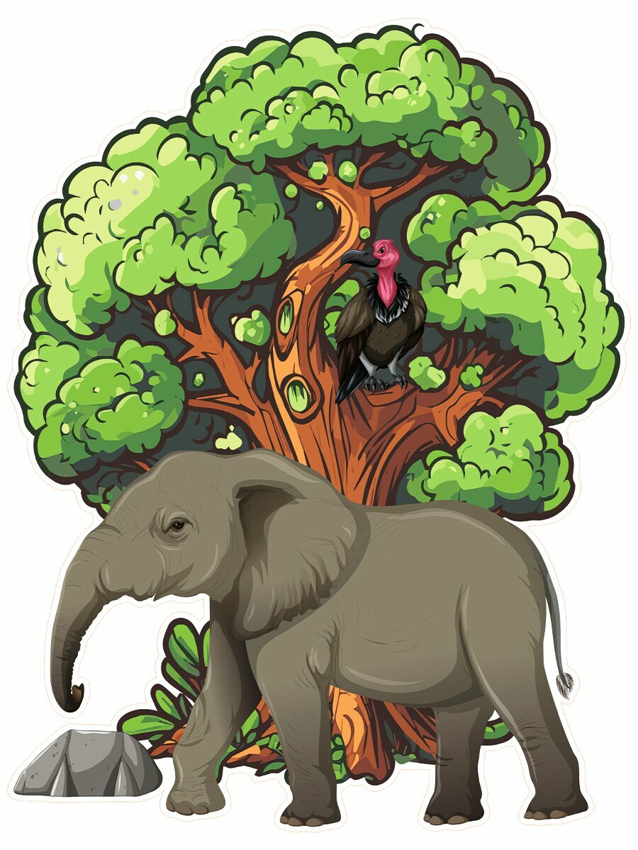 Наклейка интерьерная Дерево