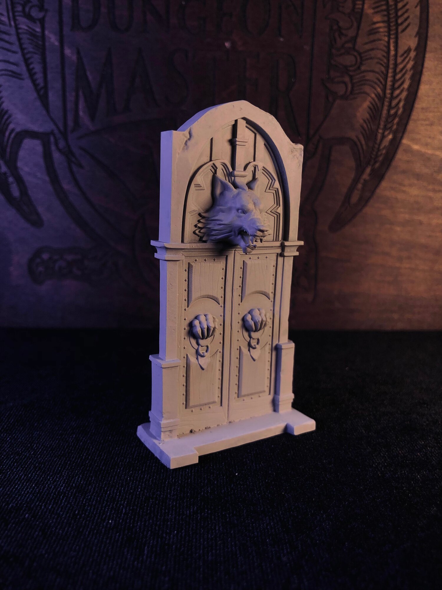 Дверь в особняк - Террейн, Миниатюра для настольных игр DnD, ДнД, Dungeons & Dragons, Pathfinder.