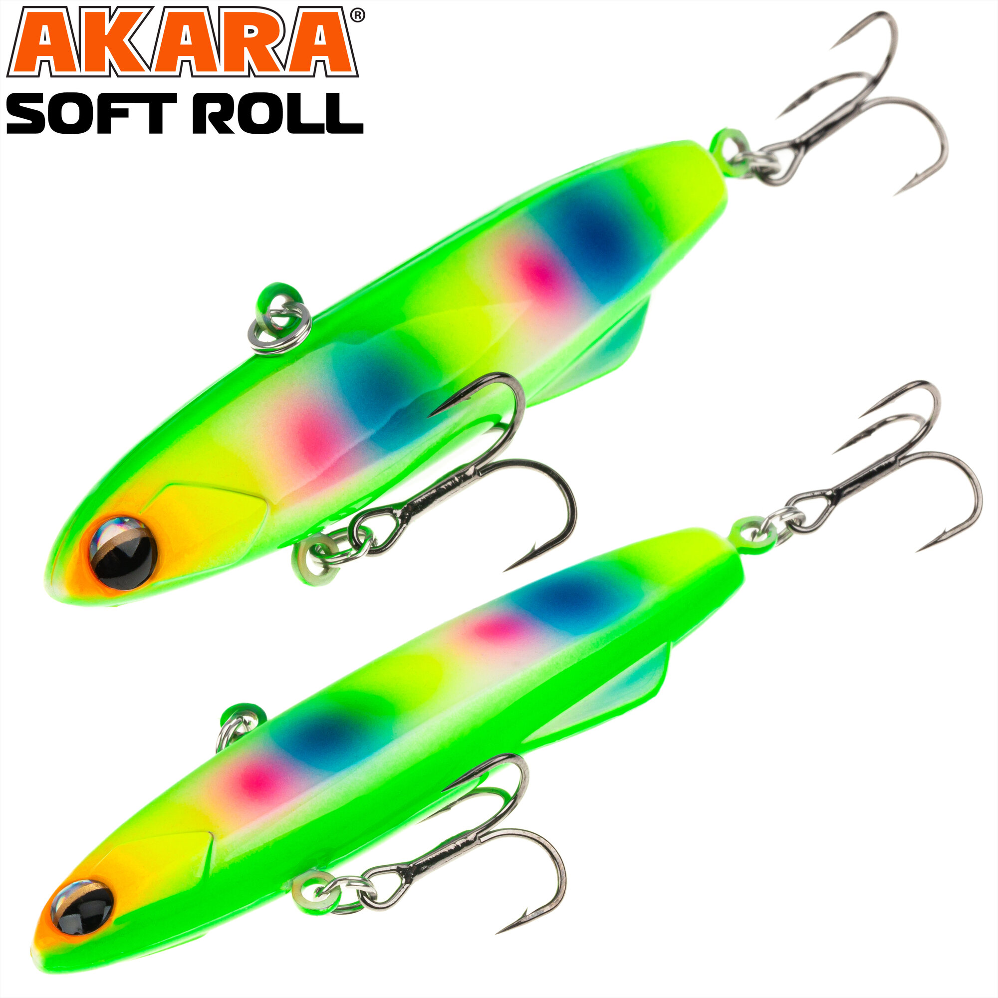 Воблер Akara раттлин Soft Roll 70 мм 17 гр. A285