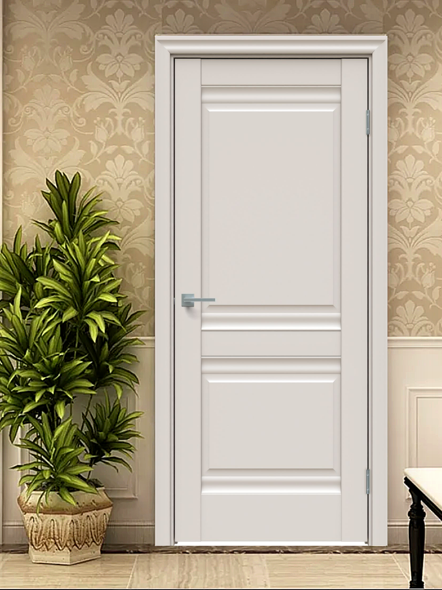 Дверь межкомнатная TRIADOORS 625, глухая , в комплекте, ПВХ, Лайт грей CONCEPT, МДФ, 80х200 см, 1 шт.