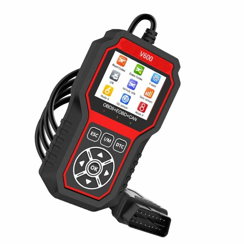 Прибор для диагностики неисправностей автомобиля V600, устранение световой защиты от неисправностей, автоматическая очистка кода, универсальный детектор автомобильного аккумулятора