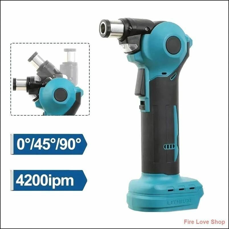 Комплект автоматического молотка, беспроводной электрический молоток, медный двигатель, регулируемая головка 0/45/90 градусов