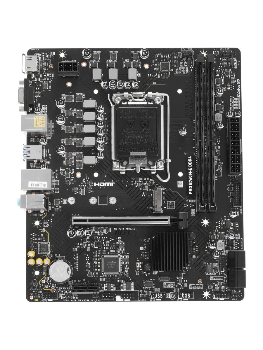 Материнская плата PRO B760M-E DDR4