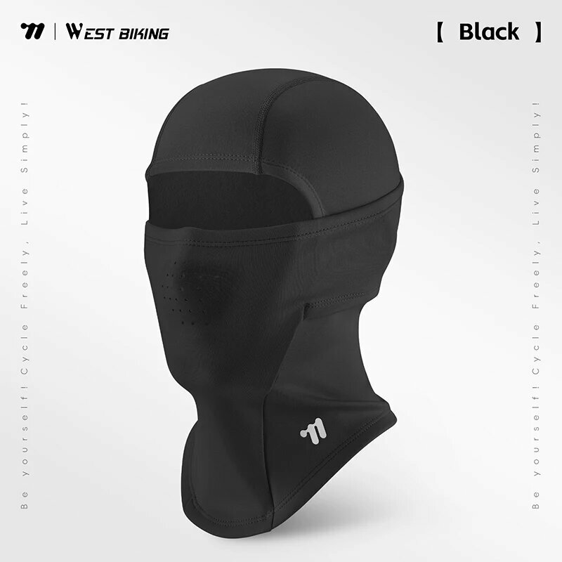 Детская балаклава West Biking, полиэстер Черный, Upgrade Mesh-Black
