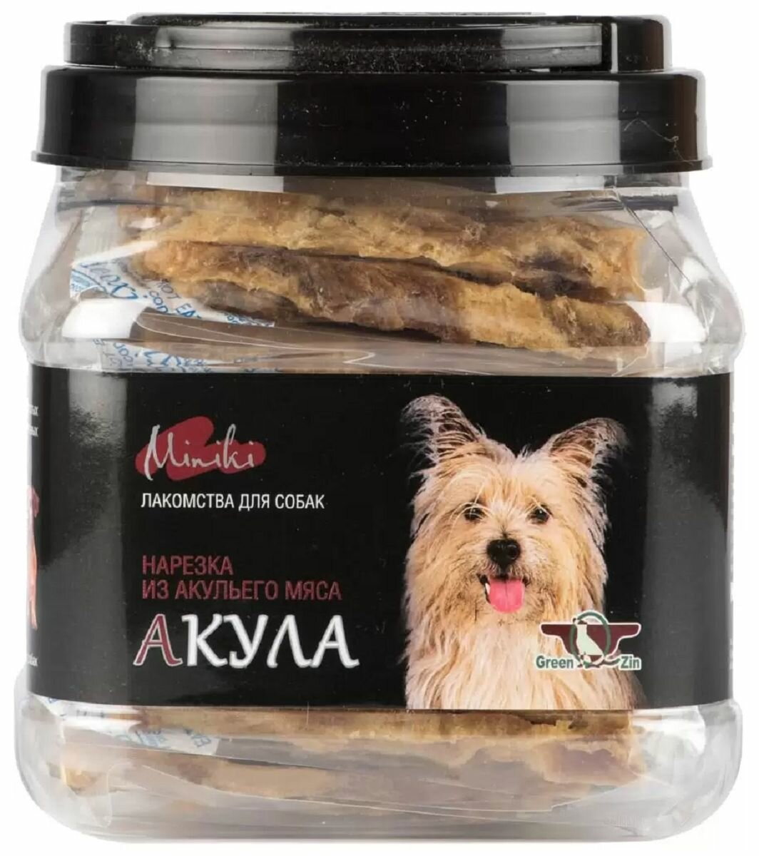 Лакомство для собак Green QZin акула мини (сушеное мясо акулы для мини-пород) 625гр