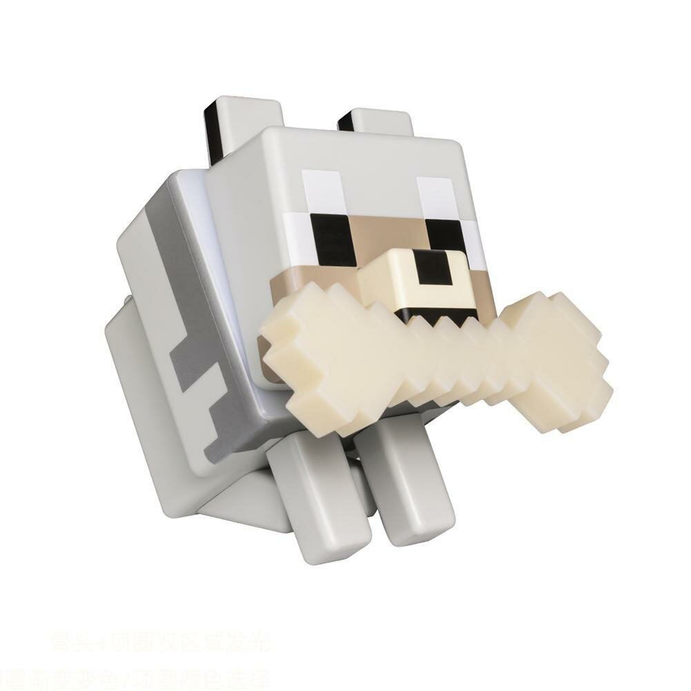 Модель собаки из Minecraft с подсветкой, игровой сувенир и атмосферный светильник, отличный подарок