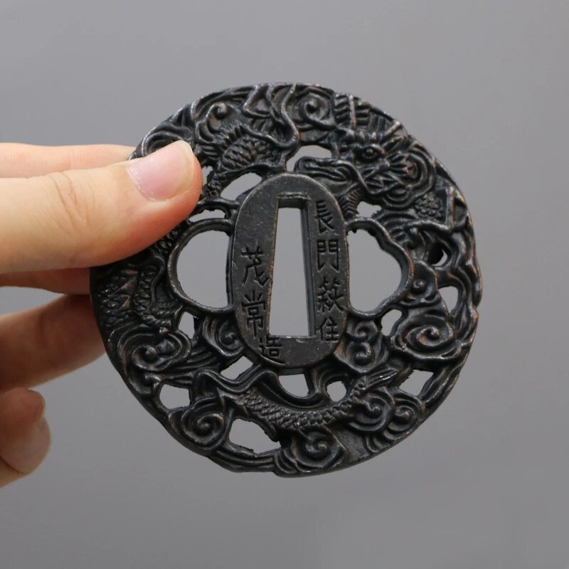 Черная защитная арматура MASAHIRO для катаны