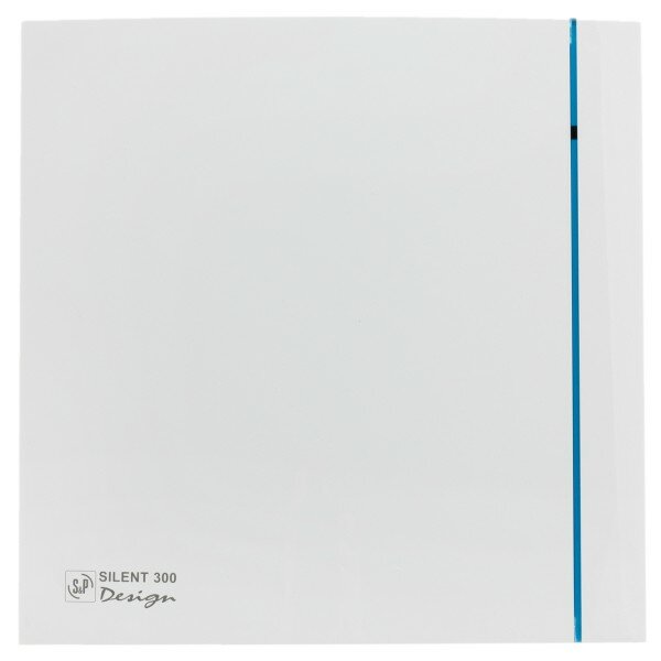 Вентилятор вытяжной Soler&Palau SILENT-300 CZ PLUS DESIGN-3C, 150 мм, световой индикатор, белый