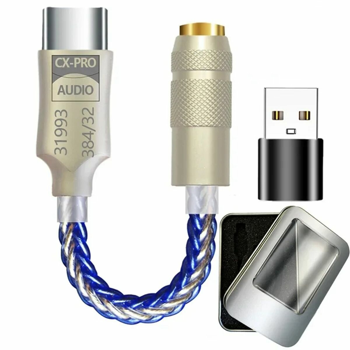 CX31993 Hi-Fi ЦАП Типа C На 3,5 Мм Усилитель Для Наушников Аудиодекодер A