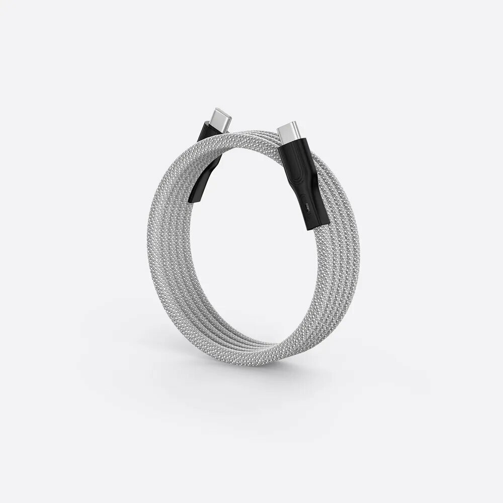 Magtame Кабель для мобильных устройств USB Type-C/USB Type-C, 1 м, серебристый