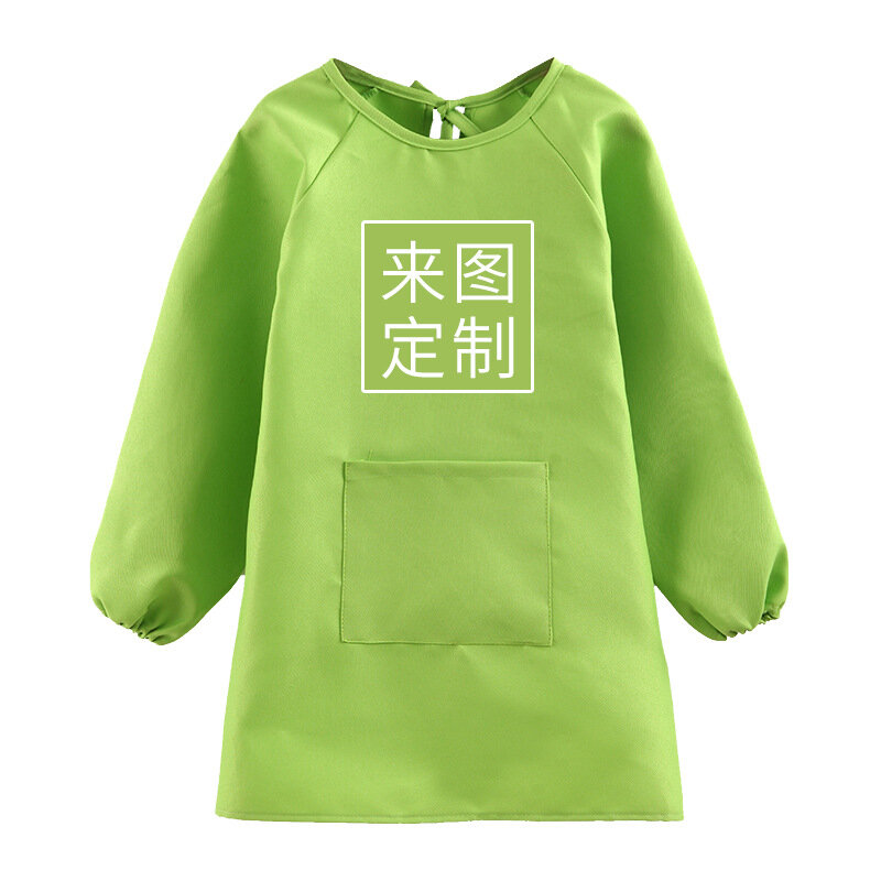 Детский комбинезон для рисования, водонепроницаемый детский сад с длинными рукавами, художественный Детский фартук,