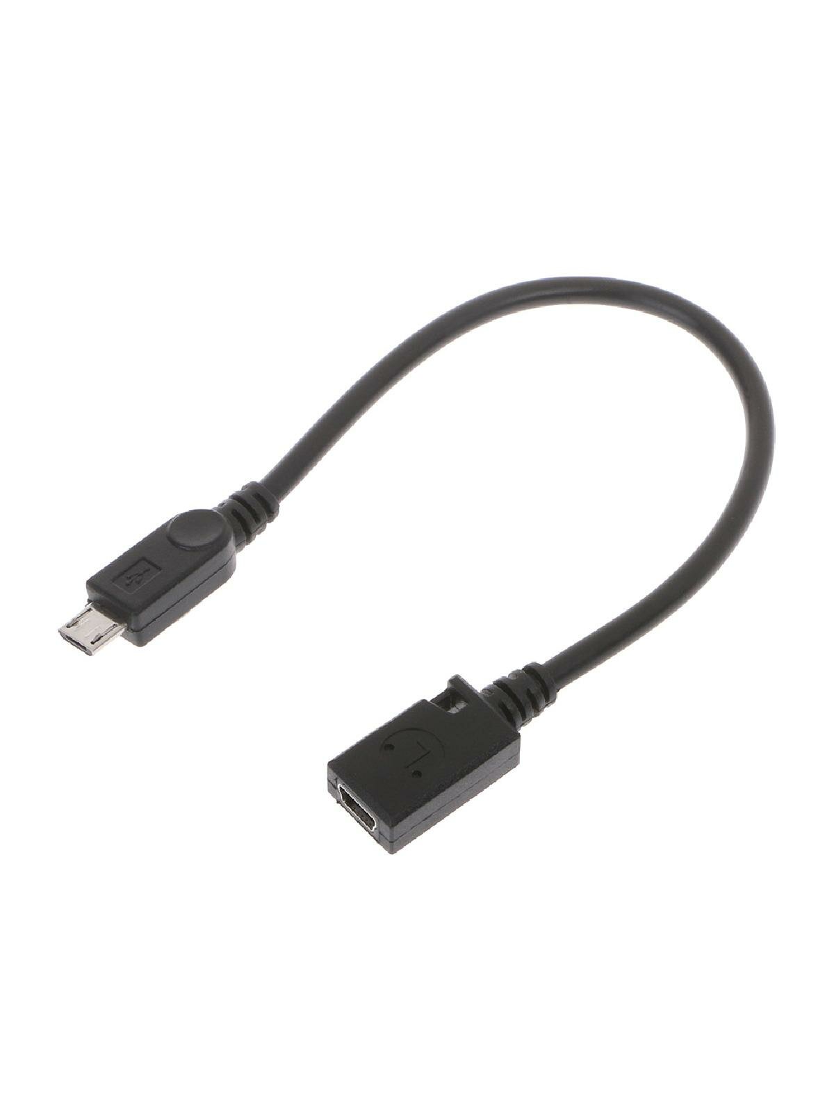 Кабель-адаптер Mini USB Female-Micro USB Male 22 см для MP3 / MP4 плеера и компьютера