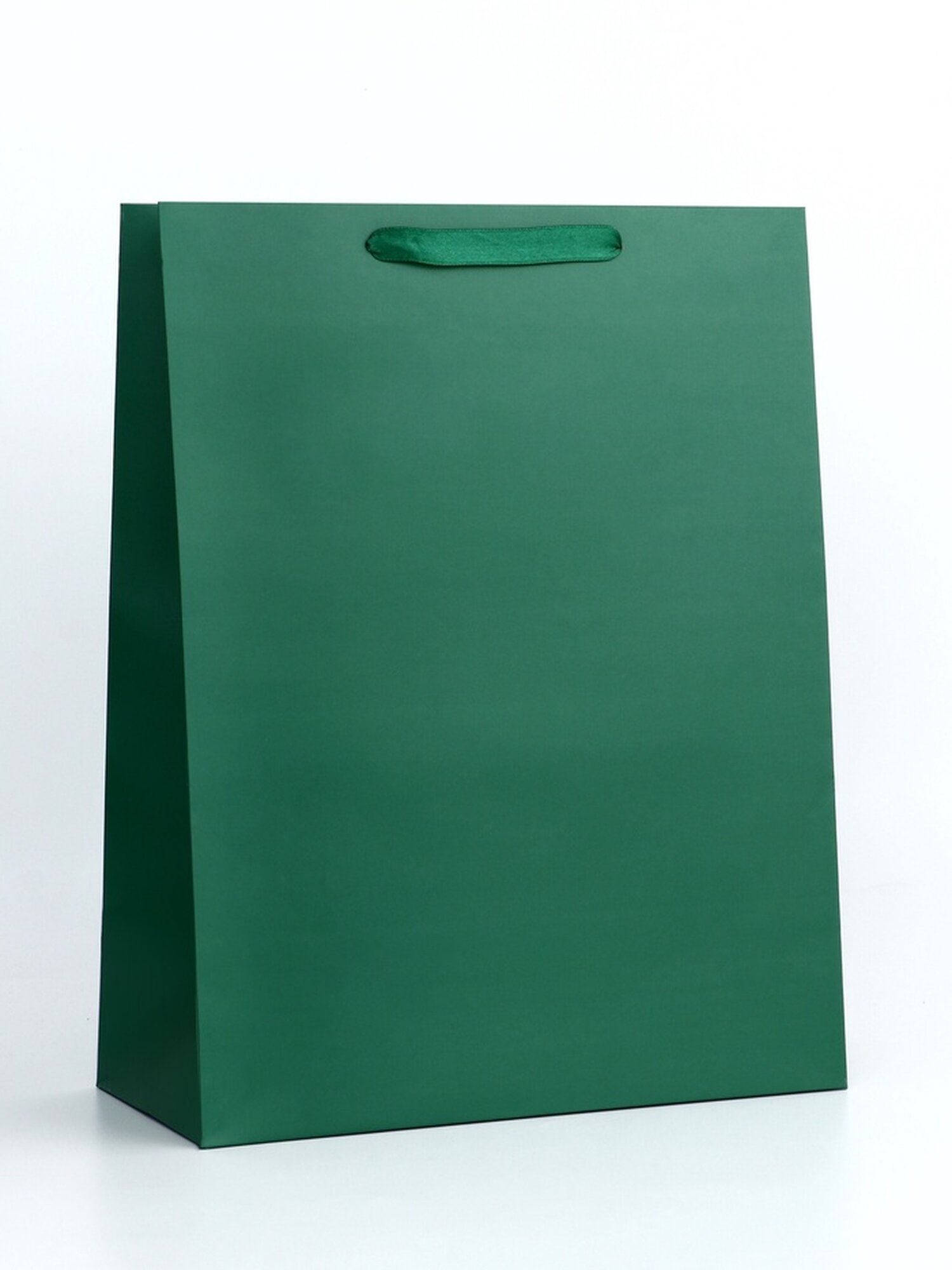 Подарочный пакет ламинированный «Зелёный», 31 х 40 х 14 см