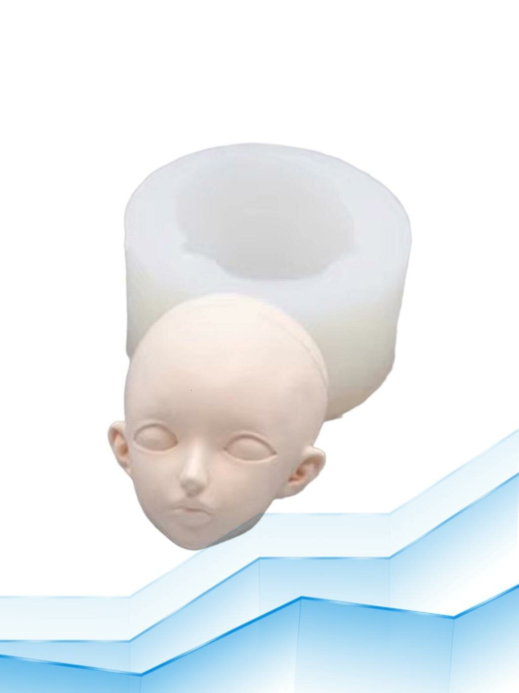 Силиконовая форма для лица куклы 3D, Тип E