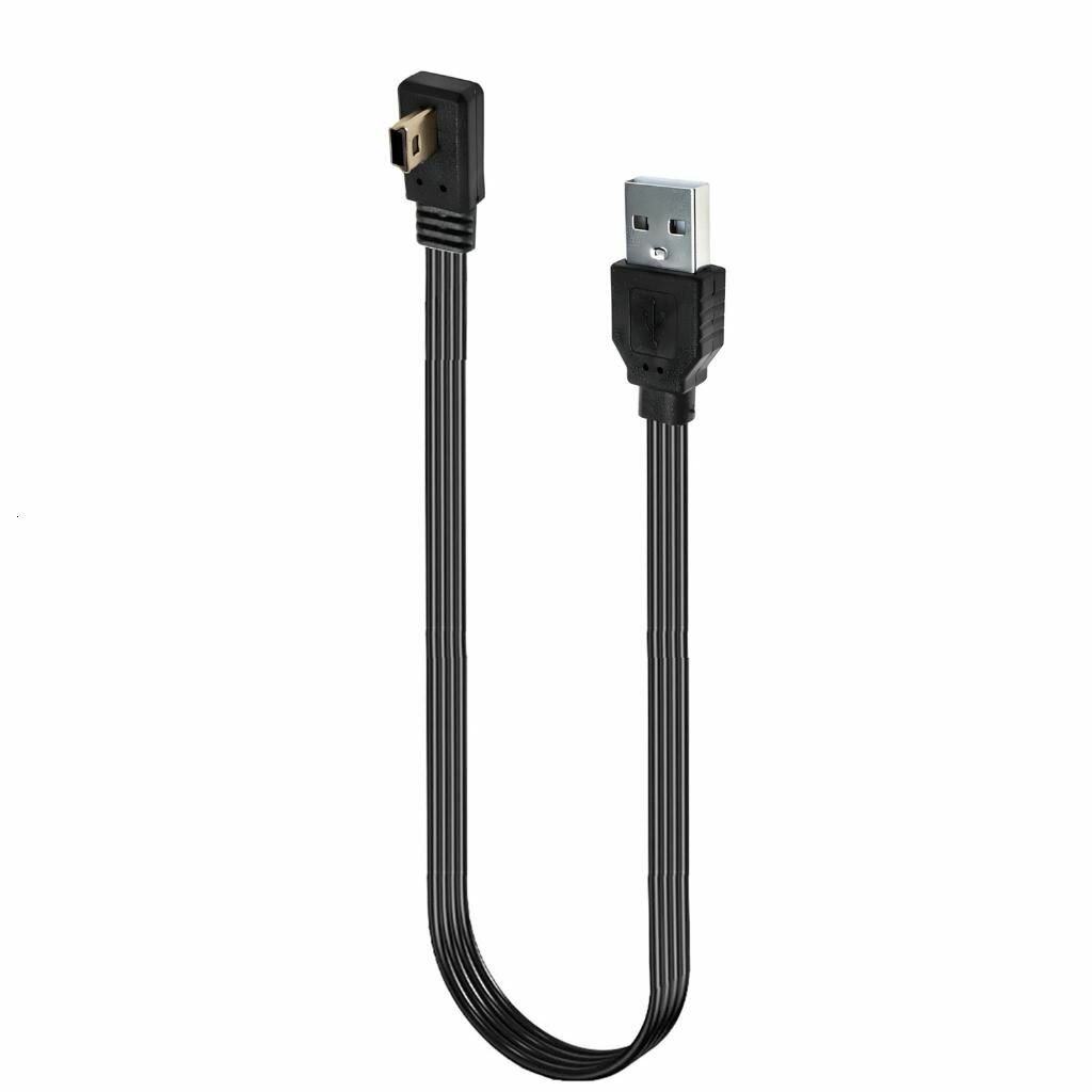 USB кабель 2.0 mini USB, 0.3m - Изгиб вверх