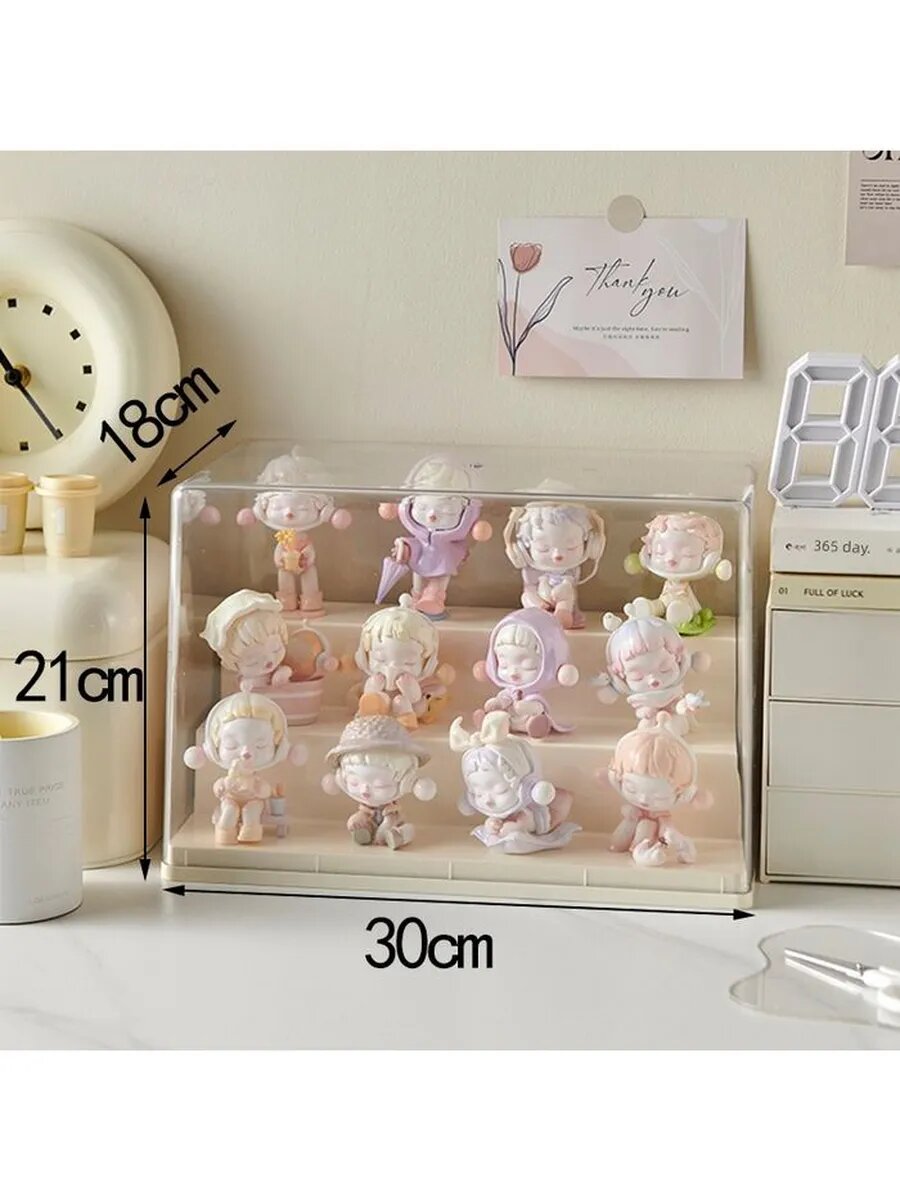 Кремовый большой лестничный стенд для украшений, без клея