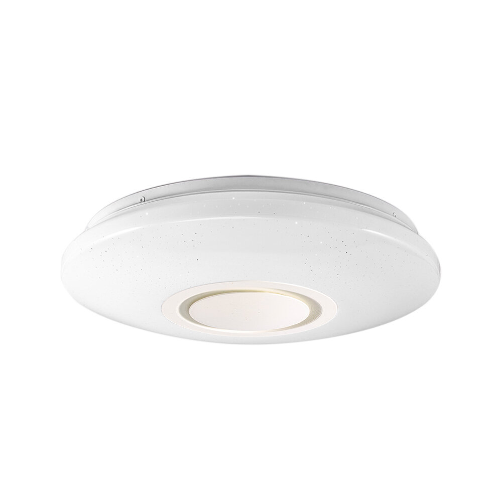 Tuya WIFI BT Music Light LED Ceiling Lights 360mm 36W white 110V-268V Mobile Phone Control Voice Control Three Colors Compatible with Google Home IFTTT 1 piece with Remote Control