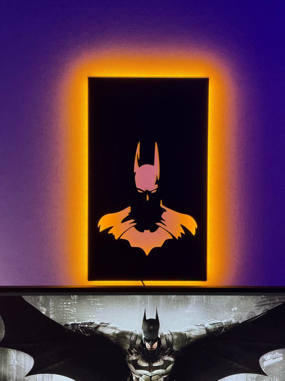 Настенный светильник Бэтмен (Batman), LED подсветка, DC Comics