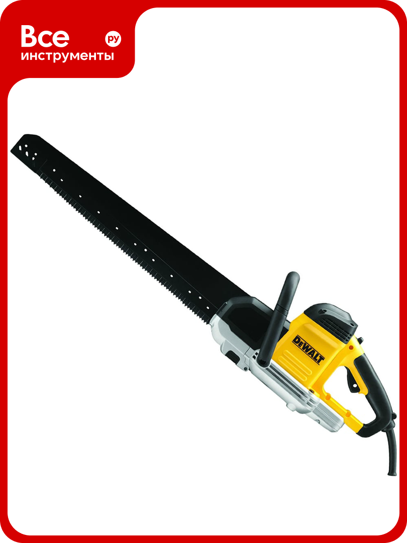 Аллигаторная пила DEWALT DWE 397 профессиональная электрическая, оригинальное крепление полотен, мощный электродвигатель