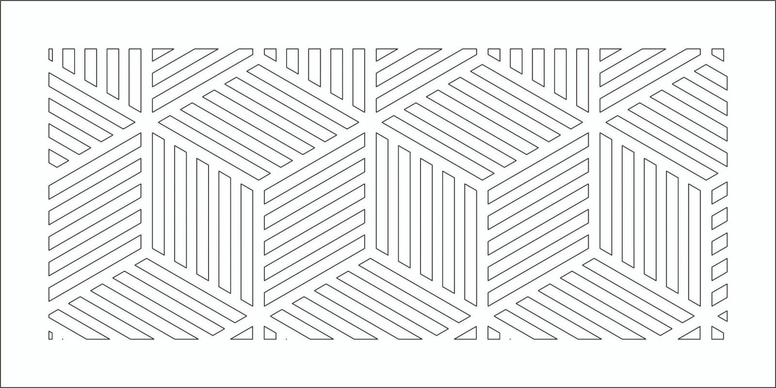 Решетка пластиковая белая прямоугольная (Кубы) 75*205мм