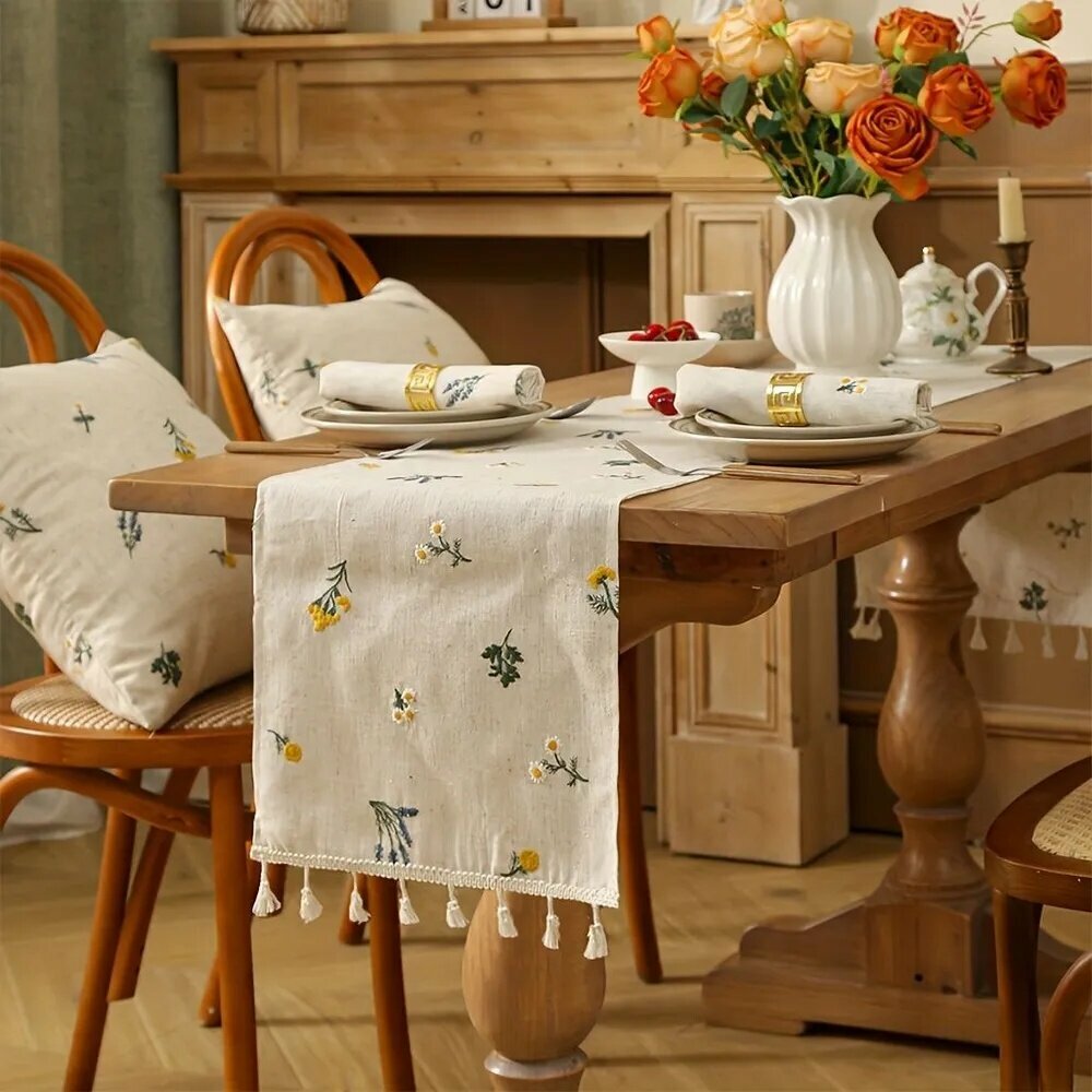 HomeBlissA Дорожка для стола Лён 30x220см