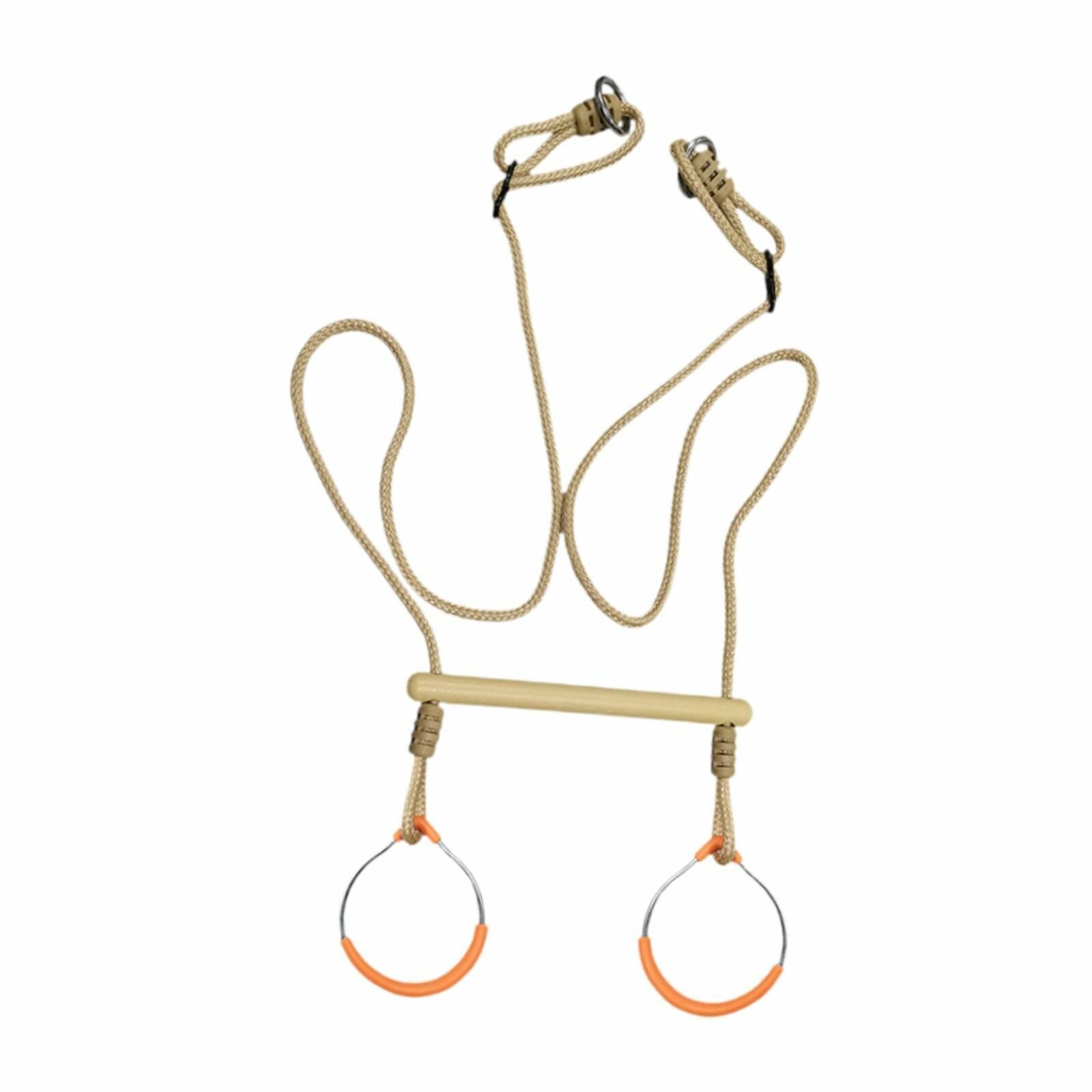 Турник с кольцами для улицы, для детей и фитнеса