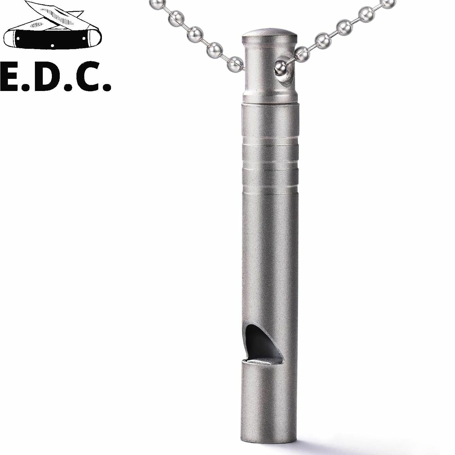 Титановый аварийный свисток(2 шт.), громкий до 120 дБ