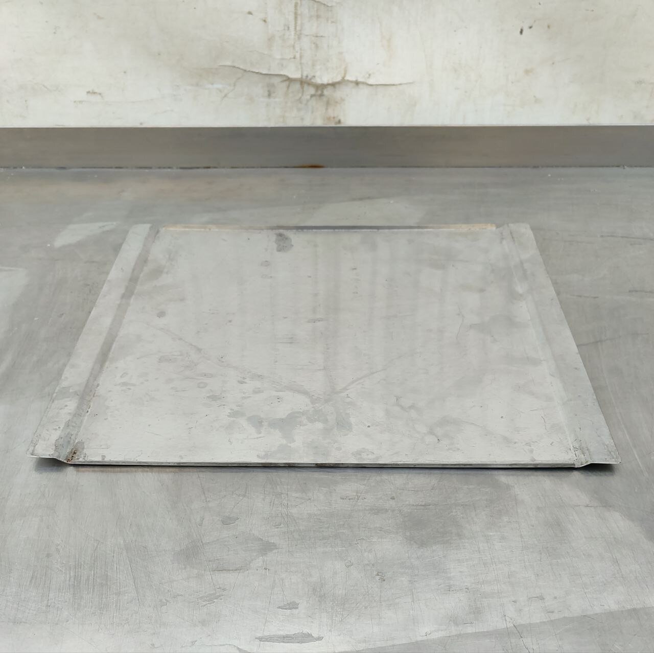 Противень-лист, нержавеющая сталь, 4 бортика, пекарский, 44/34/1 см 3 шт