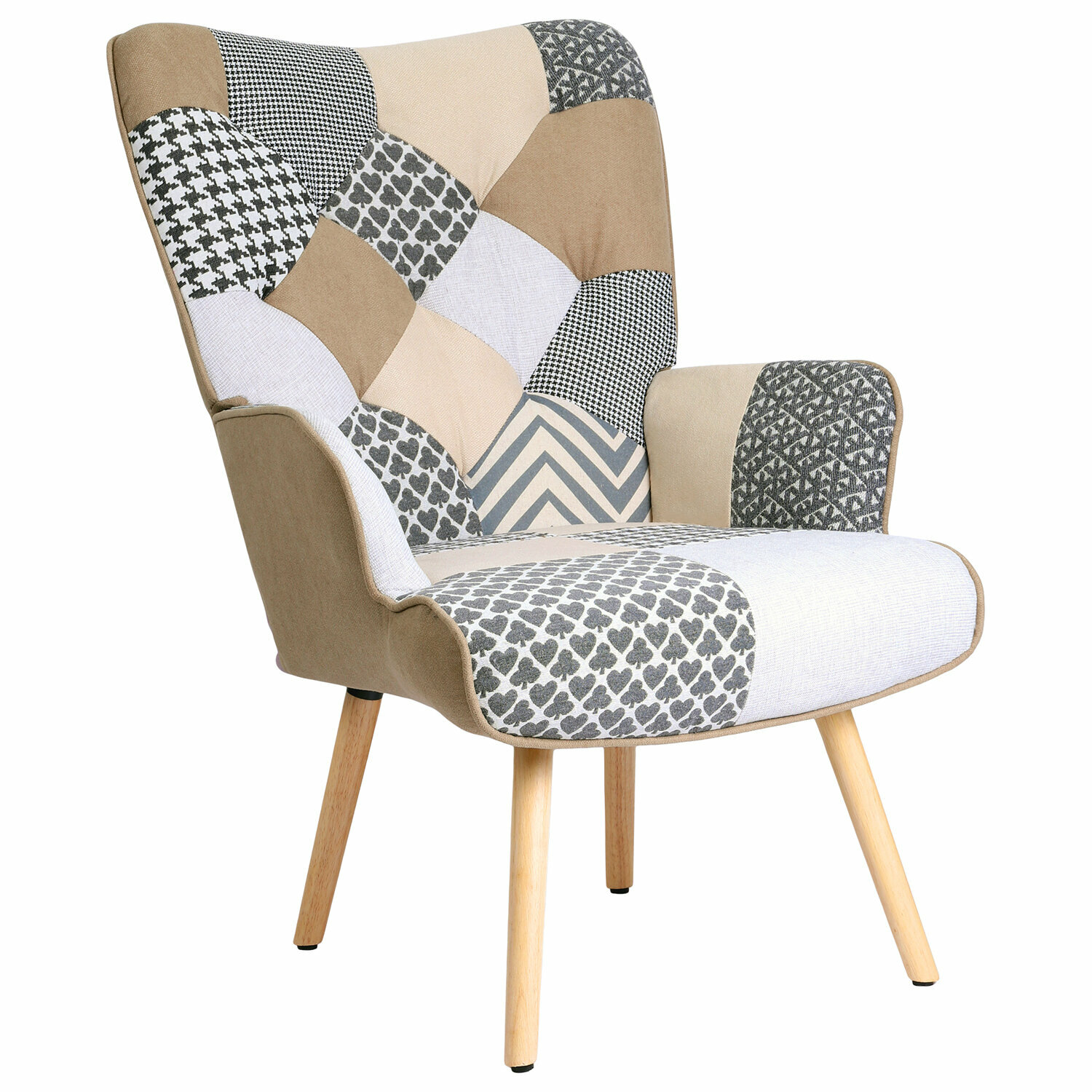 Кресло Brabix Soft LC-305, ткань, пэчворк, лоскутное 533148