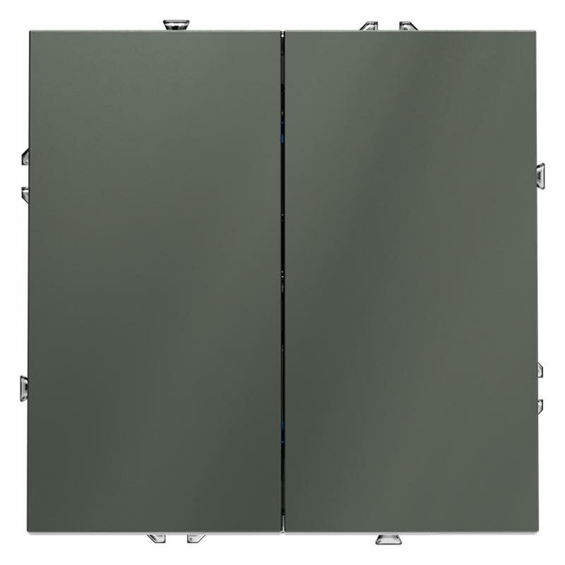 Выключатель 2-кл. СП S70 10А механизм титан Voltum VLS020106