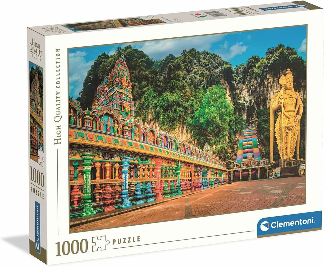 Пазл для взрослых Clementoni 1000 деталей, элементов: Пещеры Бату, Малайзия