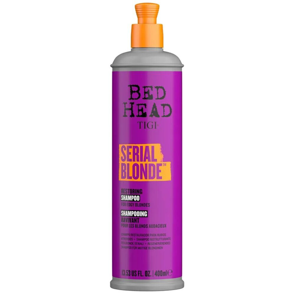 Tigi bed head serial blonde restoring Шампунь восстанавливающий для блондинок 400мл