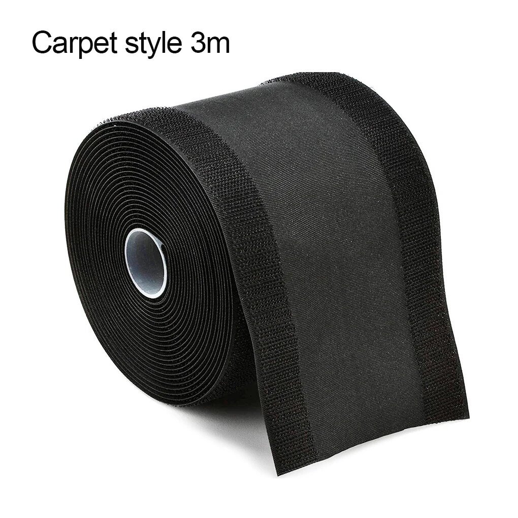 Черный кабельный органайзер 3м "Carpet style"