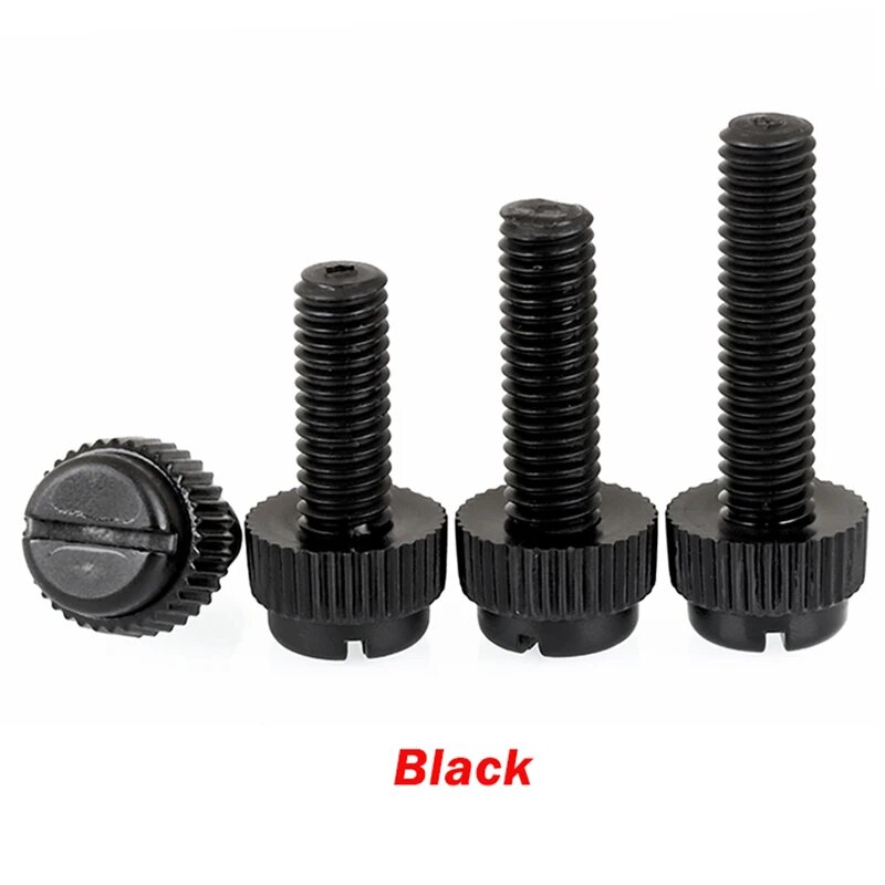 Черные винты M6x6mm (20шт)