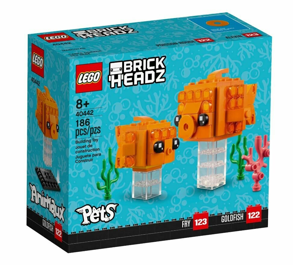 Конструктор Lego BrickHeadz 40442 Золотая рыбка