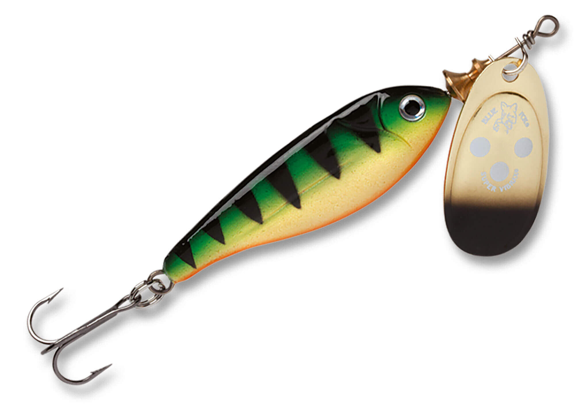 Блесна вращающаяся BLUE FOX Minnow Super Vibrax 2 GP 9гр.