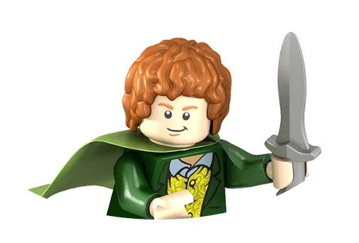 Лего Lord of the Rings Фродо с мечом, Цвет: 548