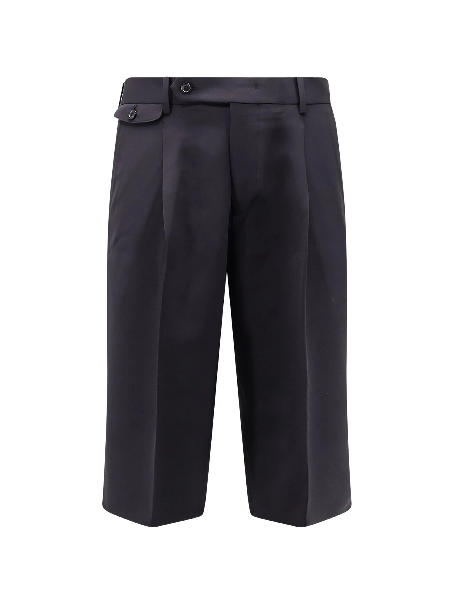 Шорты Raw-cut pleated shorts