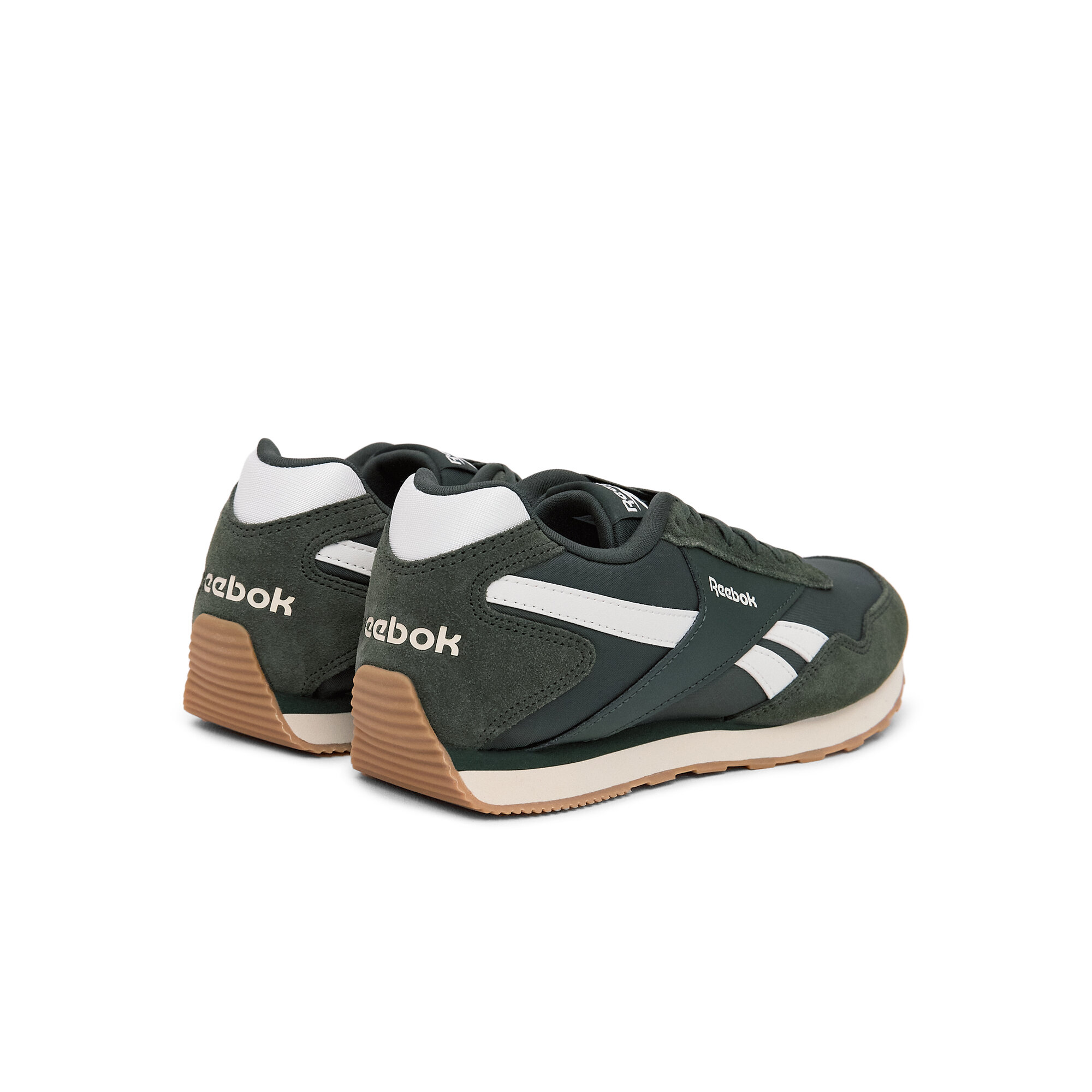 Кроссовки Reebok Glide Low, размер 10,5 US, зеленый/молочный — фото 1