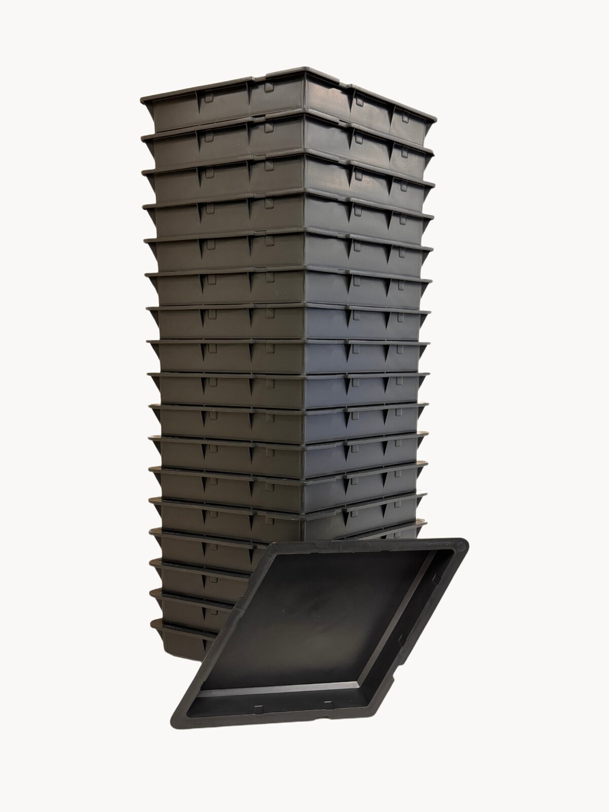 Форма для плитки Ромб гладкий (готовое изделие 325х192х45 мм), комплект - 18 шт. Standartpark