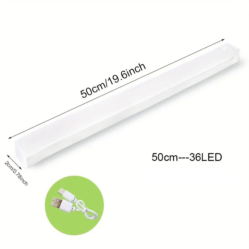 Портативная LED лампа с датчиком движения White light, 50CM