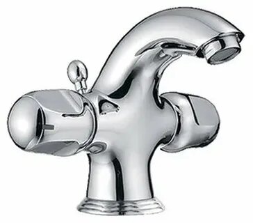 Смеситель Ledeme L1086 H86, латунь, хром, двухвентильный, для раковины