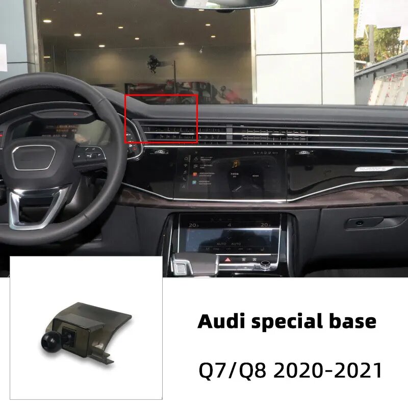 Для Audi A6L A4L A5 Q5L A1 A8L A7 Q3 A3 Q7 S4 S5 Q2L Q7 Q8 Q4 E-tron Автомобильный держатель для телефона, кронштейн Специальное крепление на основание Фиксированный аксессуар