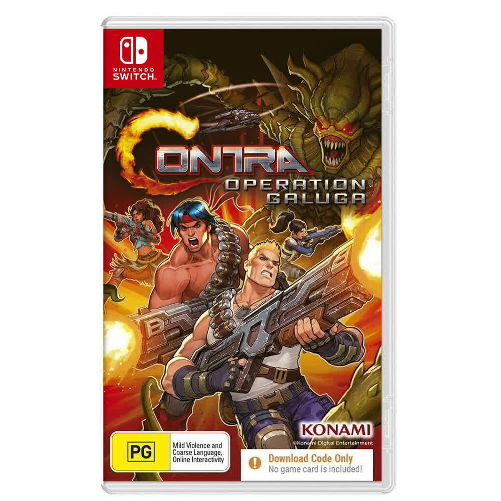 Contra: Operation Galuga (Code in box) [Nintendo Switch, русские субтитры]