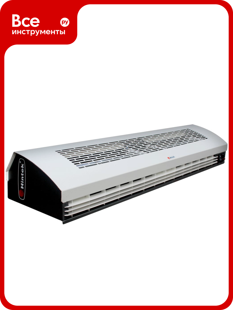 Тепловая завеса Hintek RP-0508-D, мощность 5 кВт, горизонтальный монтаж для создания комфортной температуры в помещениях до 50 м²