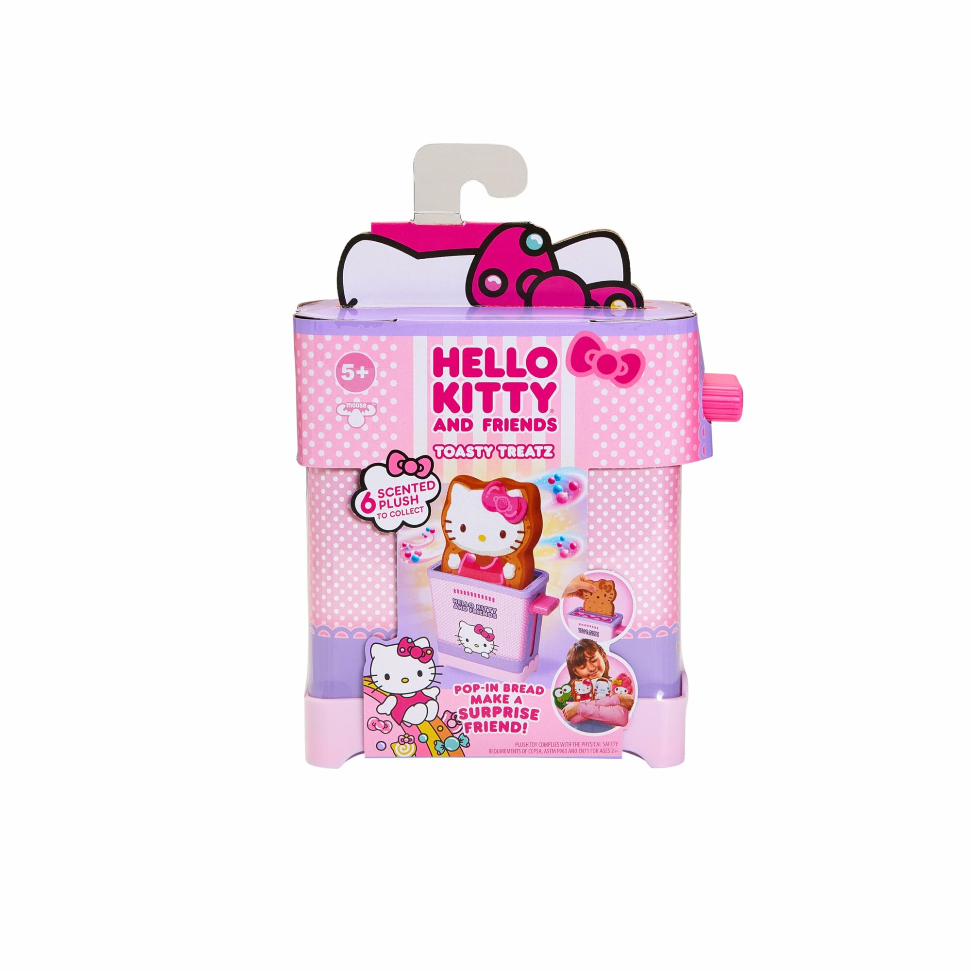 Moose Hello Kitty and Friends Oven Treatz Toasty Treatz/ Игрушка для выпечки Хеллоу Китти с плюшевой куклой, подходит для подарков на день рождения от 5 лет и старше
