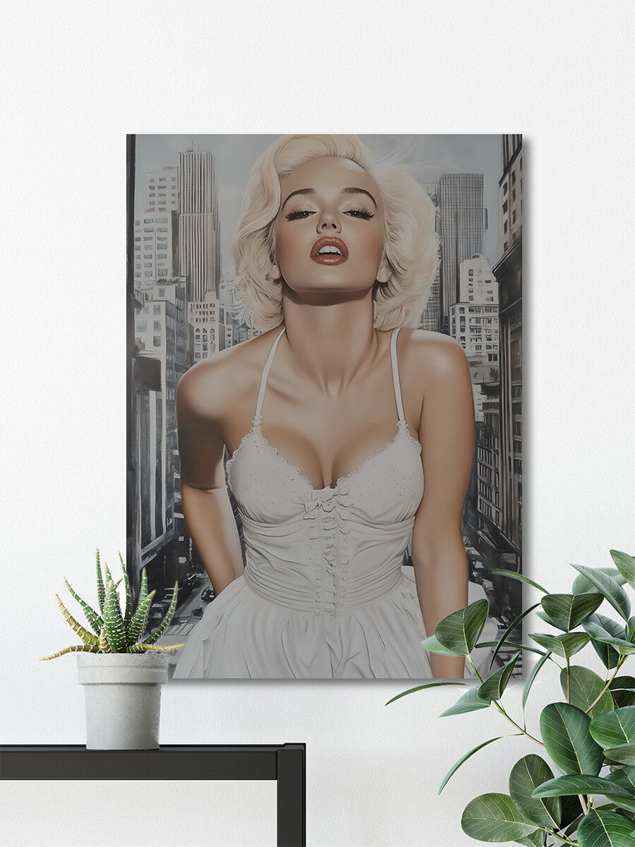 Картина для интерьера / в гостиную на стену - Marilyn Monroe, картина 40х60 см.