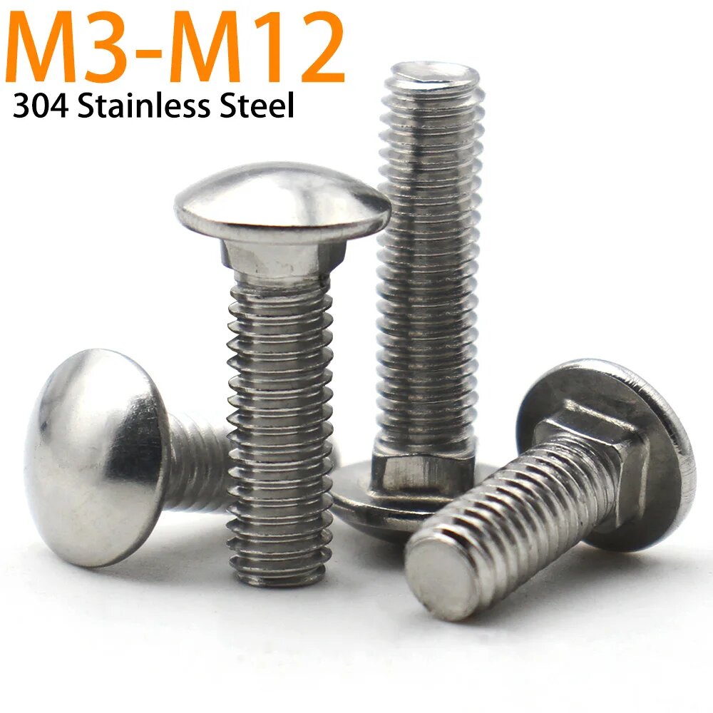 Болты каретки из нержавеющей стали Zimir М3-М12 M8 (10pcs), 16mm